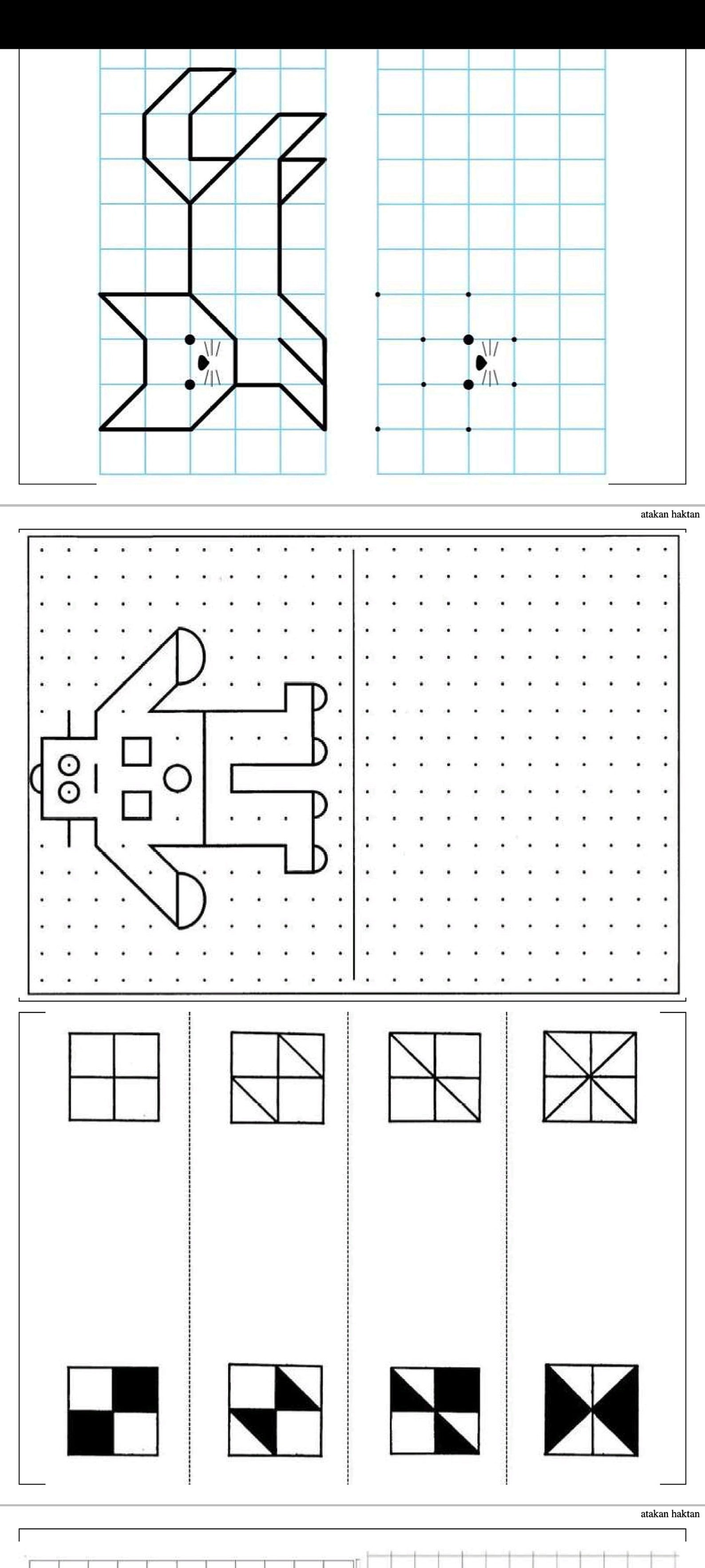 Draw the Same Worksheet Printable, Kindergarten Preschool, Instant ...