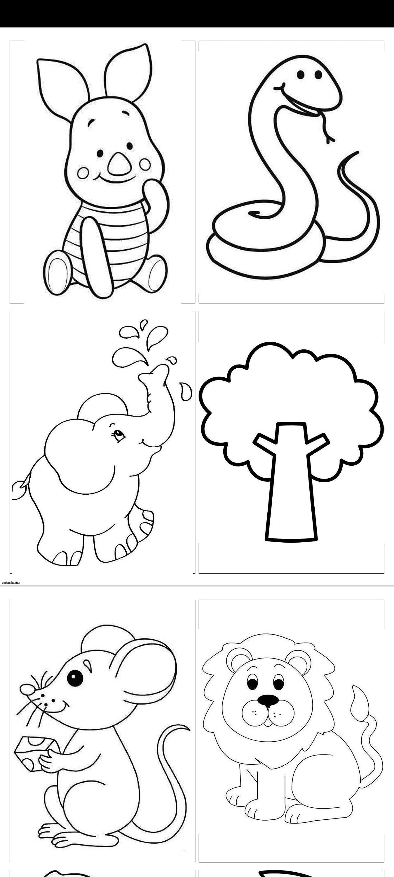 Coloring Book Workshets Printable, Kindergarten Preschool Instant ...