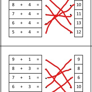 Learn 5560 Pcs Addition and Subtraction Activities With the Matching ...