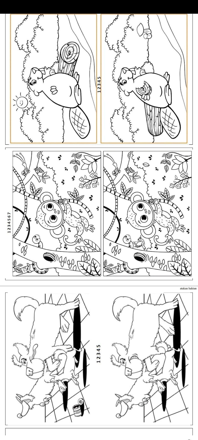 Spot the Difference Find the Difference Worksheets Printable ...