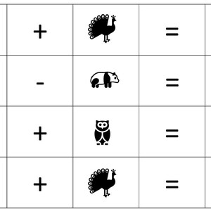 Emoji Number Addition and Subtraction Puzzles Printable Worksheets ...