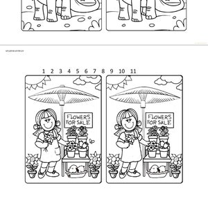 Spot the Difference Find the Difference Worksheets Printable ...