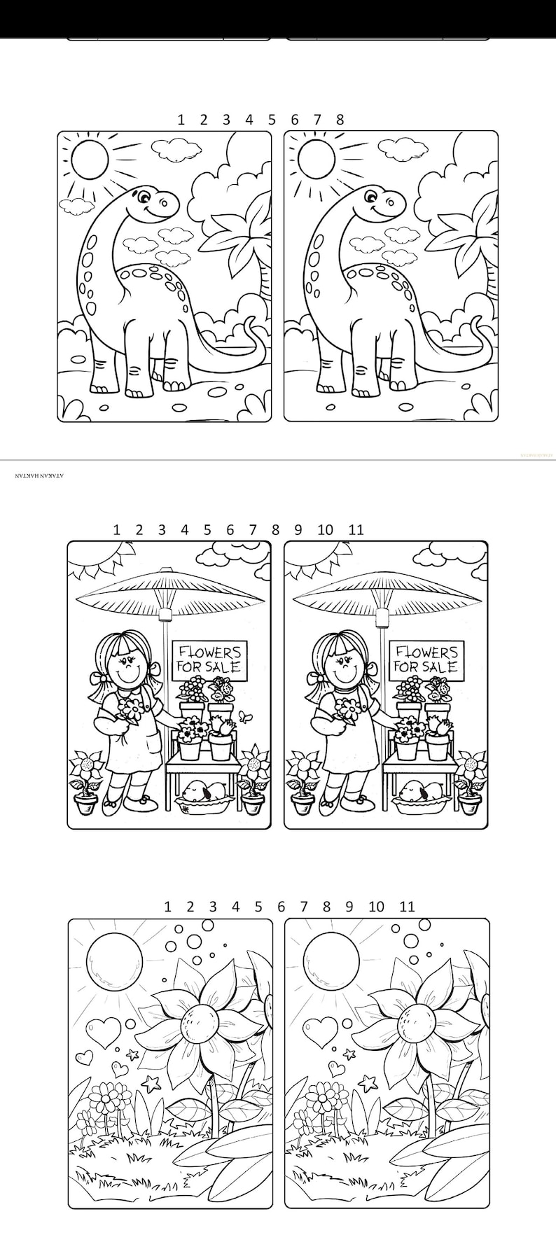Spot the Difference Find the Difference Worksheets Printable ...