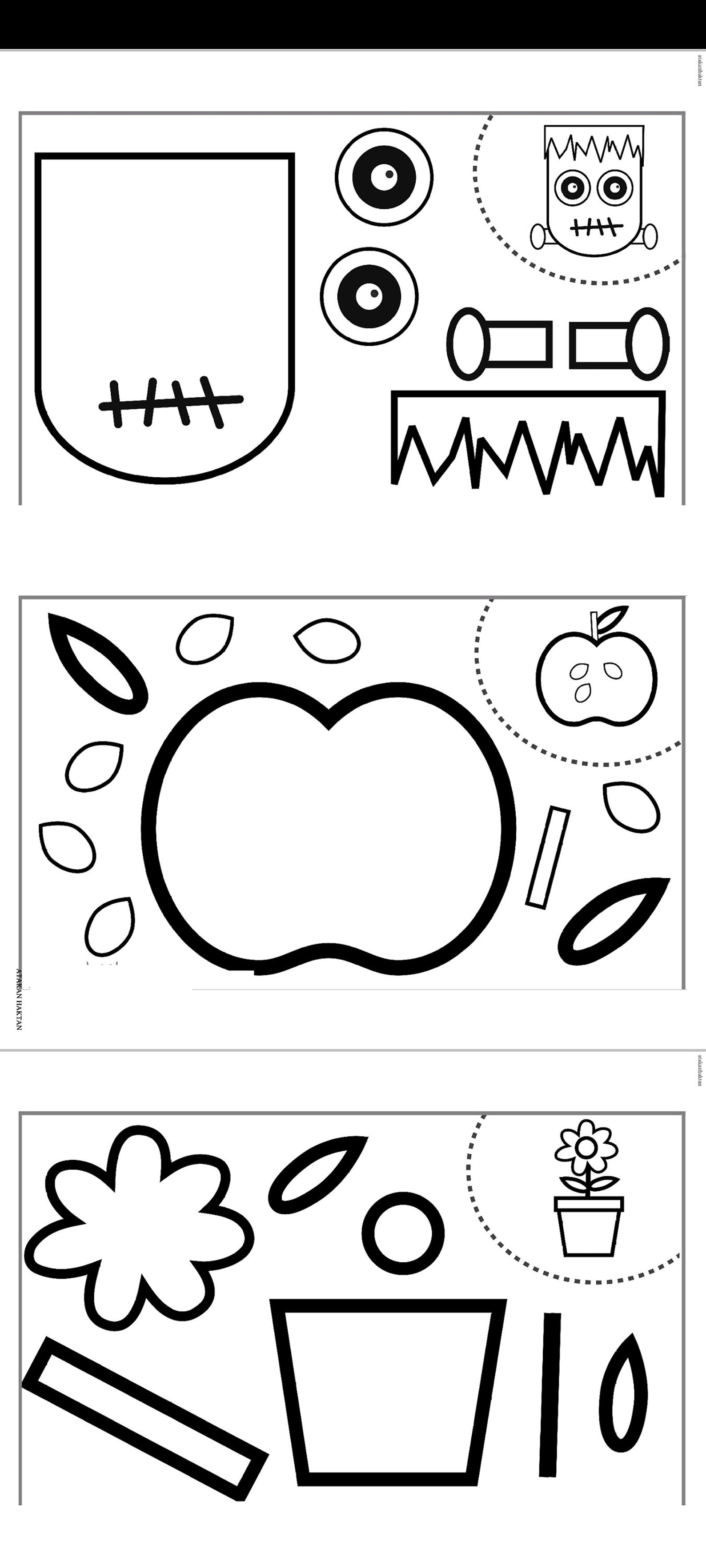 Cut and Paste Glue Worksheets for Kids Printable, Preschool ...