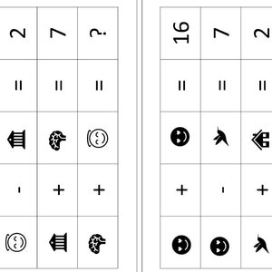 Emoji Number Addition and Subtraction Puzzles Printable Worksheets ...