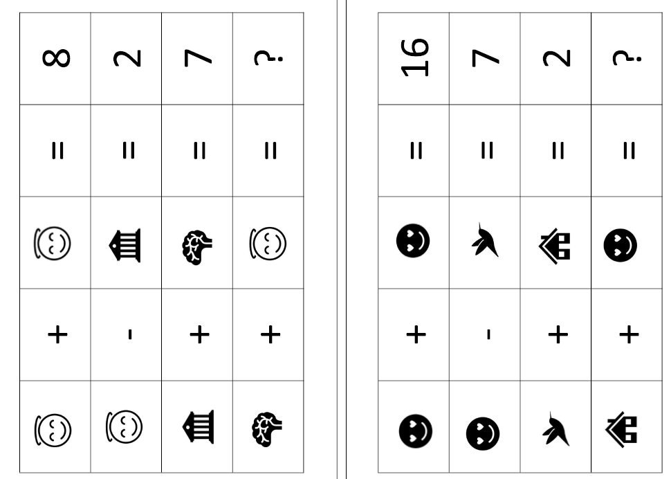 Emoji Number Addition and Subtraction Puzzles Printable Worksheets ...