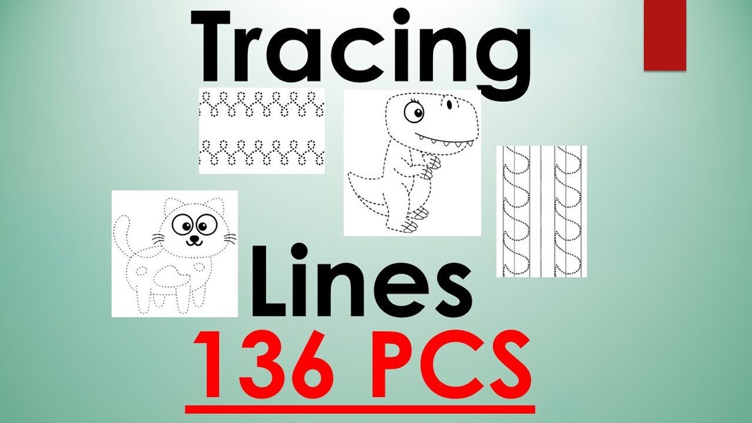 Tracing Lines, Tracing Worksheet, Printable Worksheet, Worksheet ...