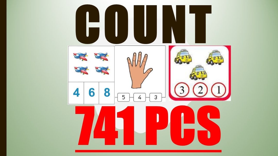 Counting Printable Objects, How Many There Are Worksheet, Kindergarten ...