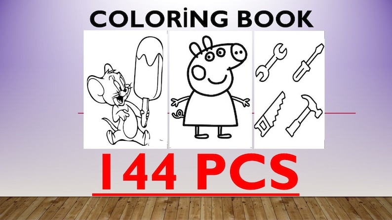 Coloring Book Workshets Printable, Kindergarten Preschool Instant ...