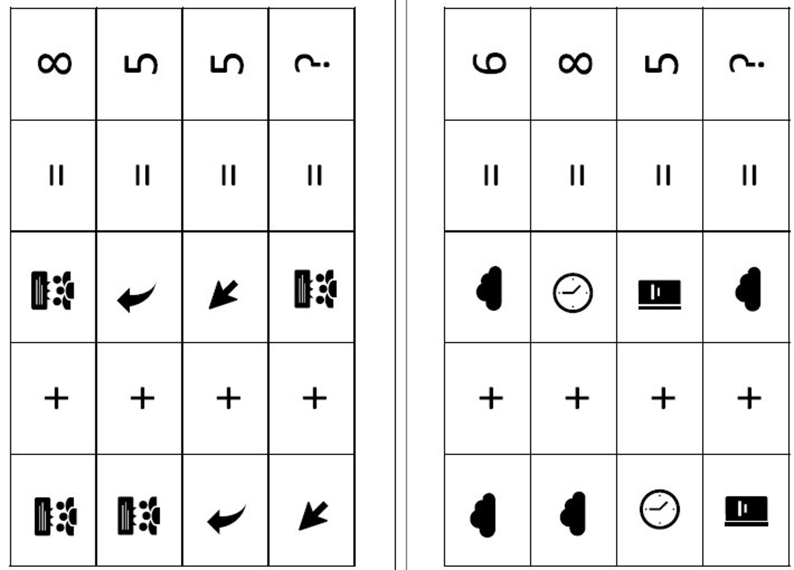 Emoji Number Addition Puzzles Printable Worksheets Kindergarten Instand ...