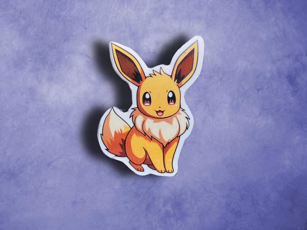 Eevee Inspired Laminated Glossy Sticker Laminated Waterproof Stickers ...