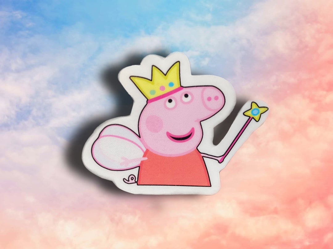 Peppa Pig Sticker Laminated Waterproof Sticker - Etsy