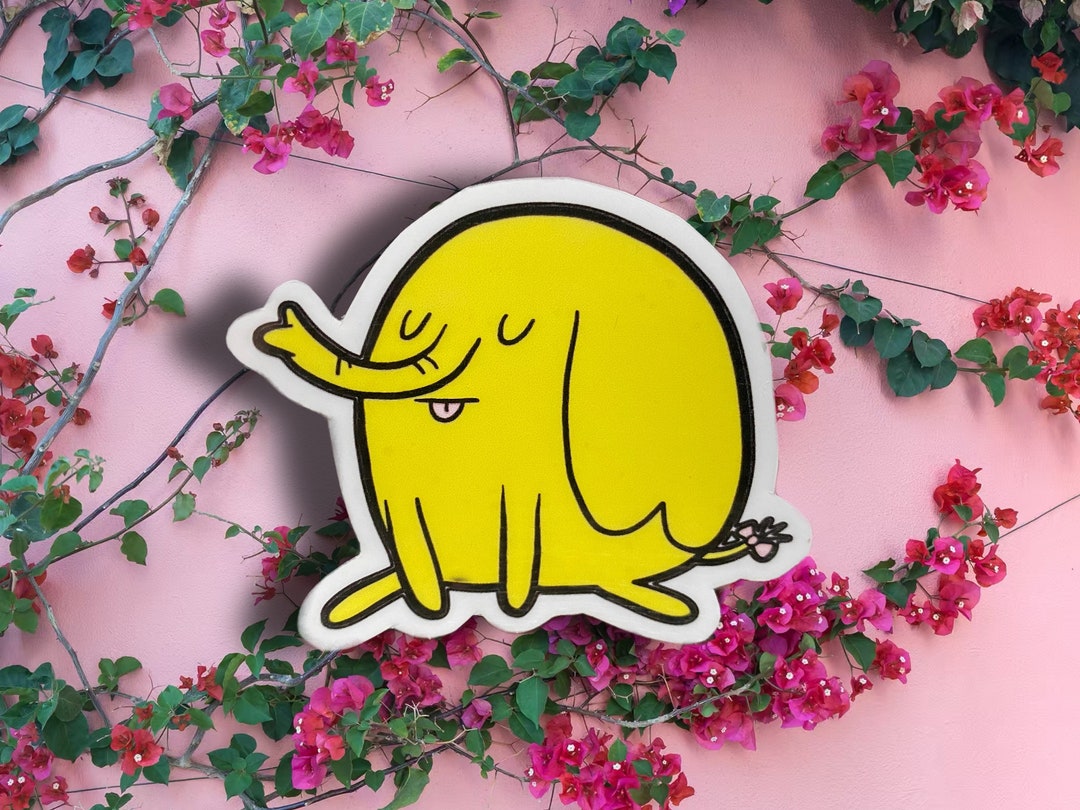 Tree Trunks Adventure Time Sticker Laminated Waterproof Stickers - Etsy