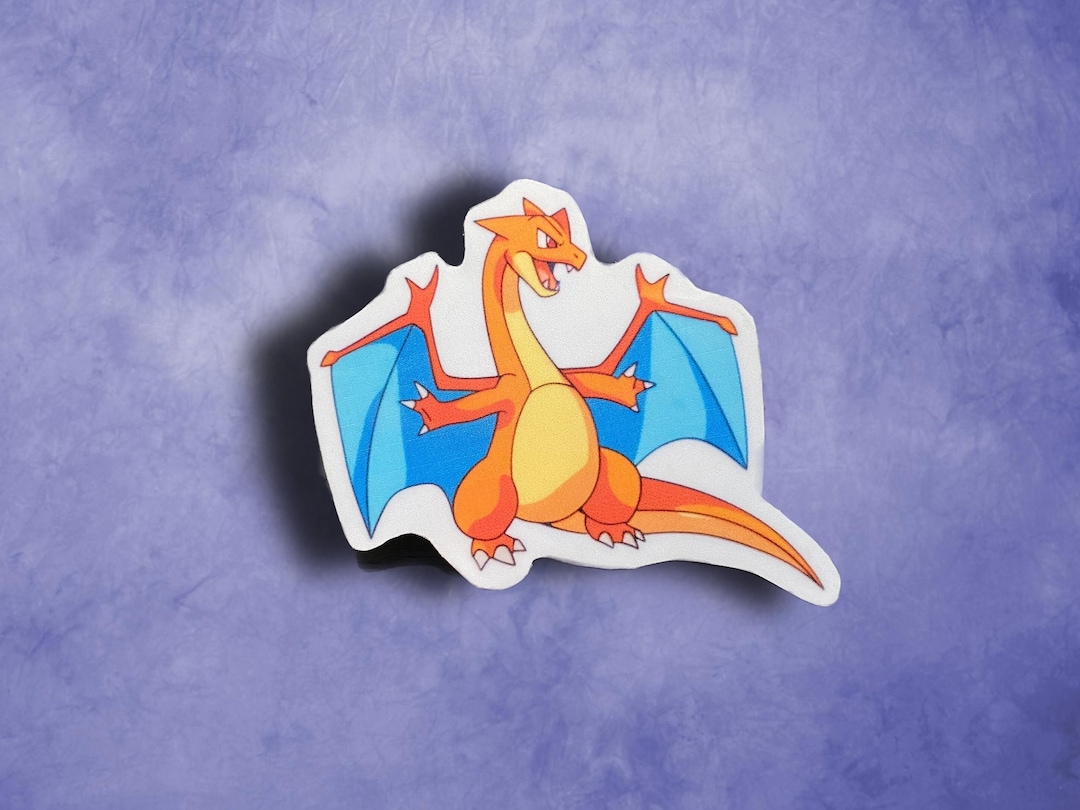 Charizard Inspired Laminated Glossy Sticker Laminated Waterproof ...