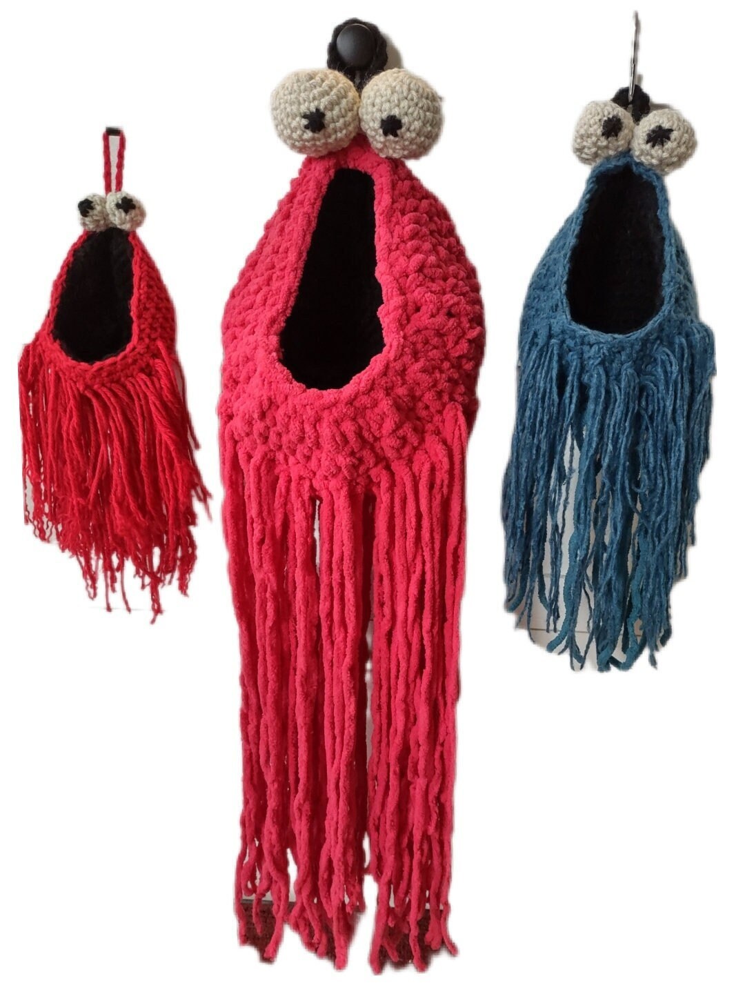 Yip Yip Hanging Basket Pattern, Crochet Plant Hanger, Martian Hanging Basket, Puppet Inspired ...