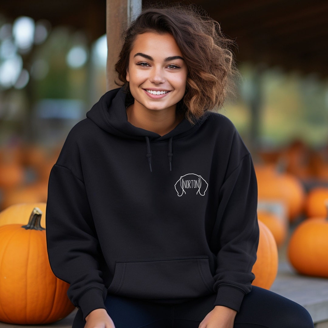 German Shorthaired Pointer Hoodie, GSP Dog Ears, Personalized, Custom ...