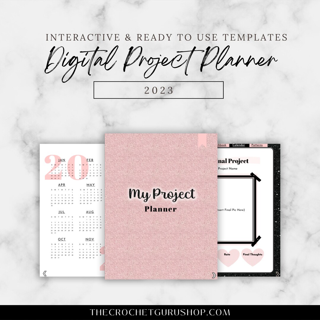 Digital Project Planner for Project Planning Artist Portfolio ...