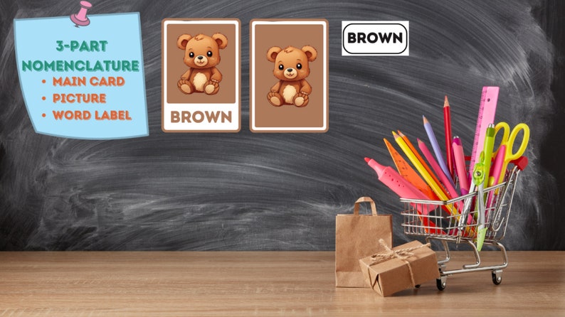 Printable Flashcards for Kids - the Colors [INCLUDES FREE 16 Animals ...