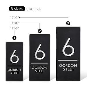 Customized Laser Cut House Number Plate - Modern Residential Street ...