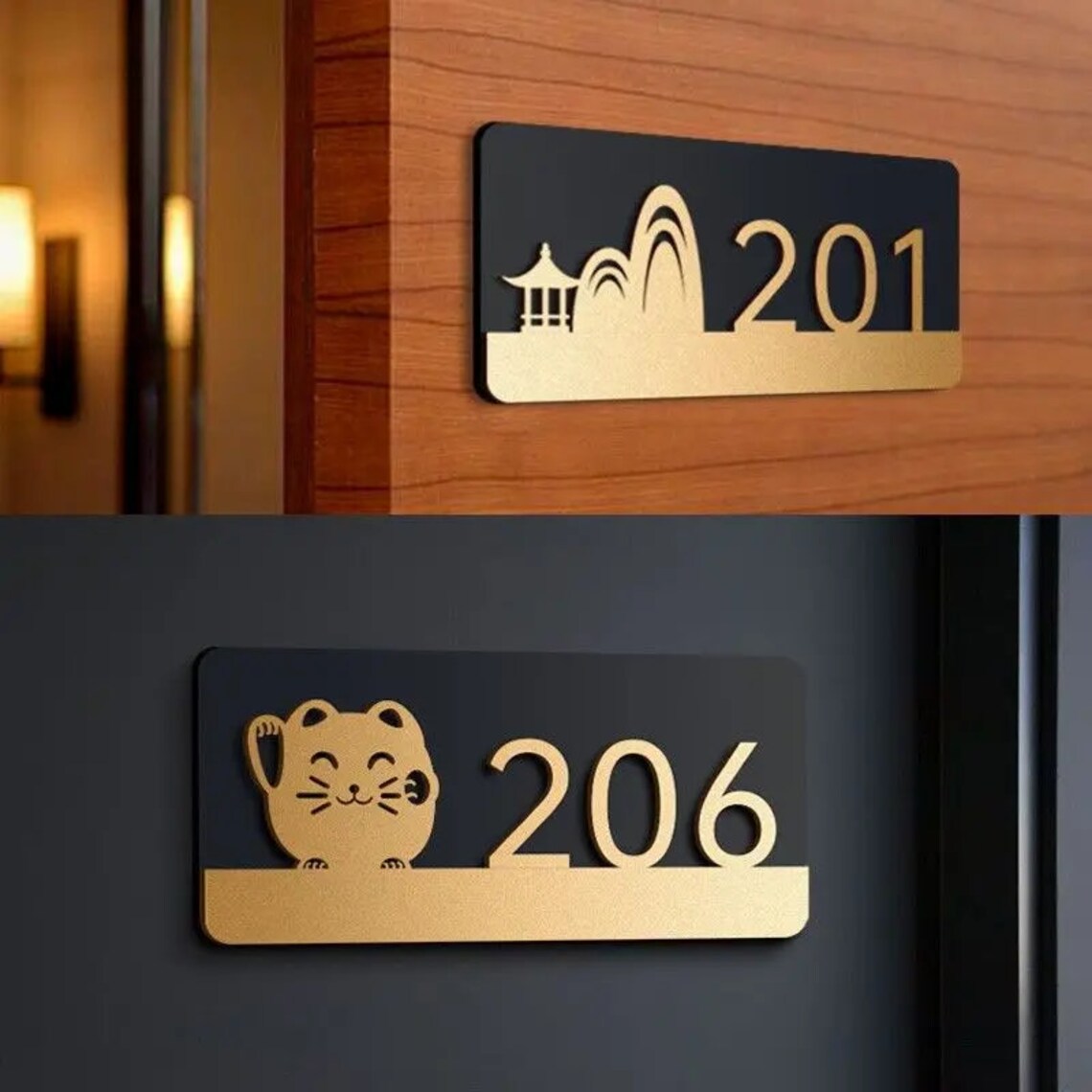 Customize House Number Family Name Address Letter for Home Office ...