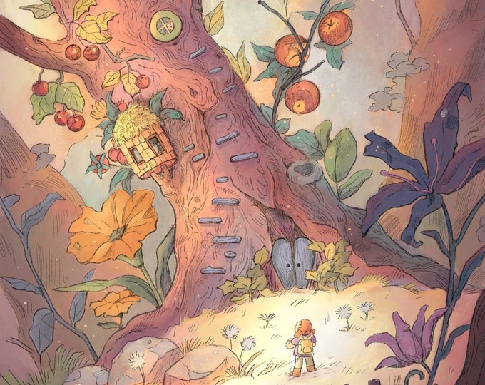 Faraway Tree - Art Print | Children’s Illustration | Wall Art | Enid ...