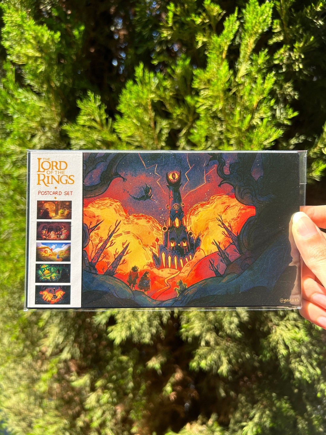 Lord of the Rings Postcard - Set of 5 | Watercolour LOTR Art | the ...