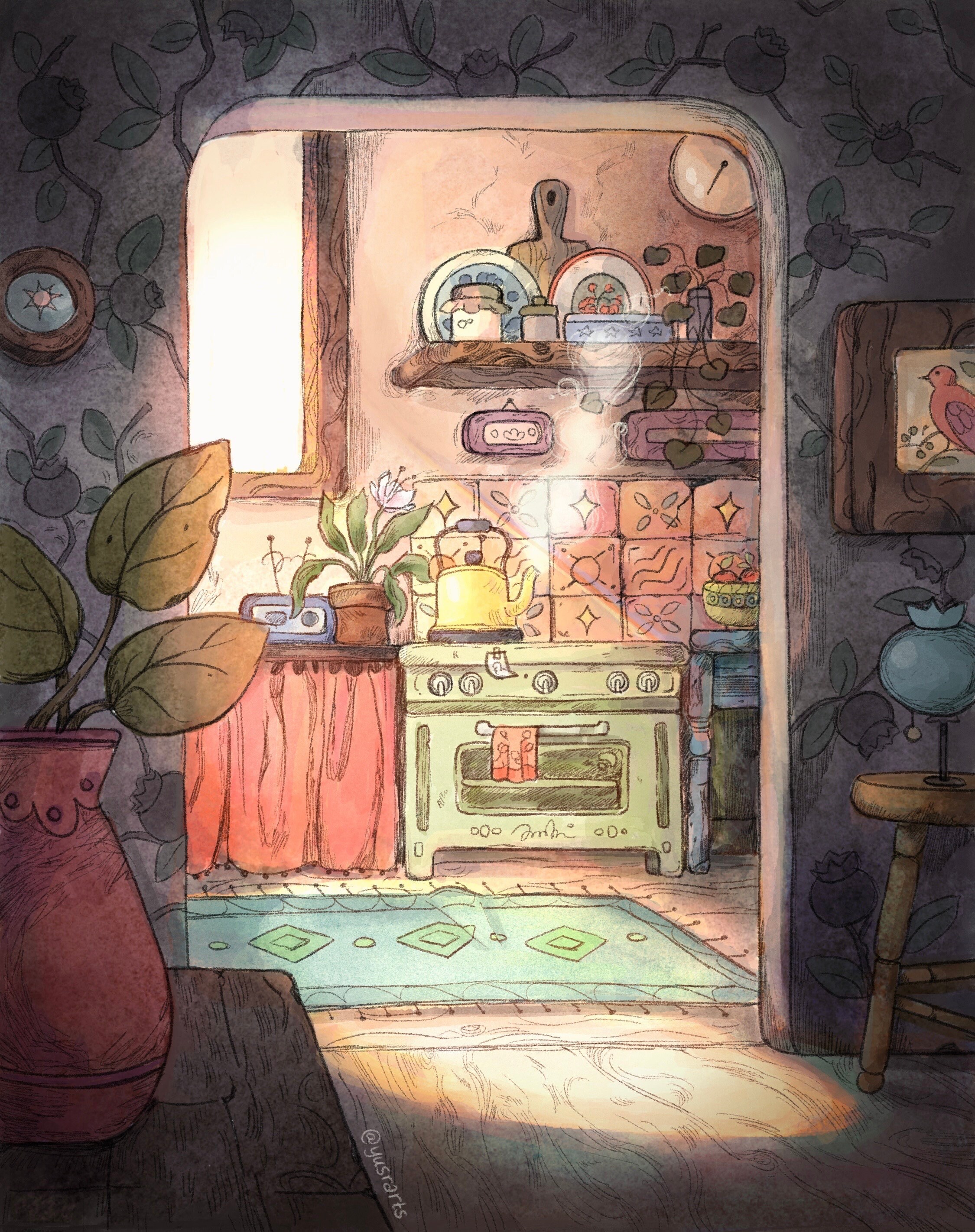 Afternoon Tea Art Print - Etsy