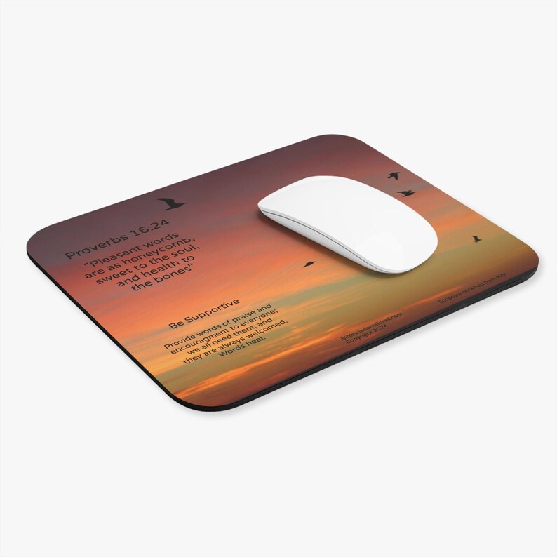 Proverbs 16:24 Mouse Pad - Etsy