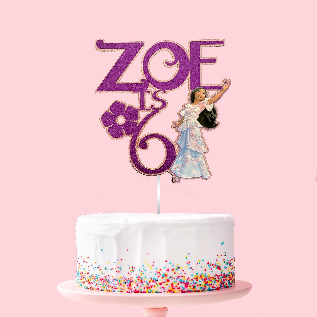 Encanto Isabel Themed Cake Topper Personalised - Etsy