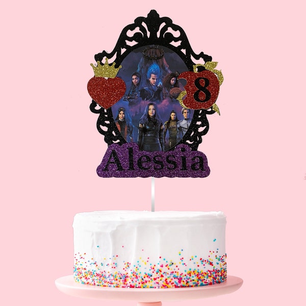 Descendants Cake Topper - Etsy