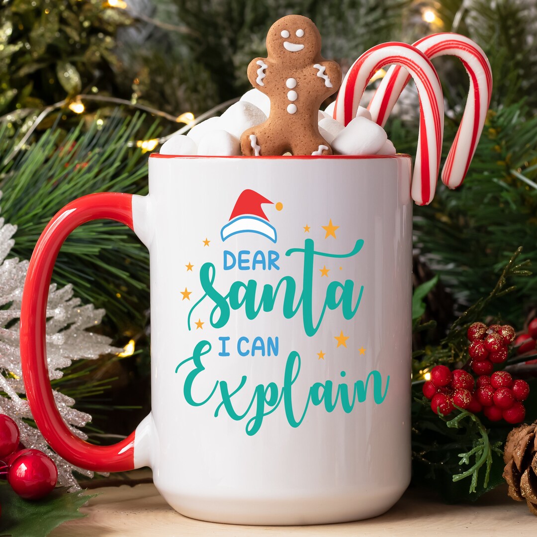 Santa I Can Explain Ceramic Mug, Christmas Mug, Santa Mugs, Santa ...