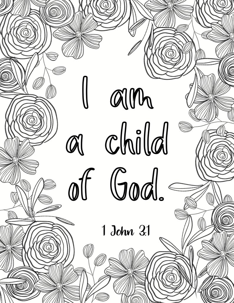 Adult Scripture Coloring Pages - Etsy