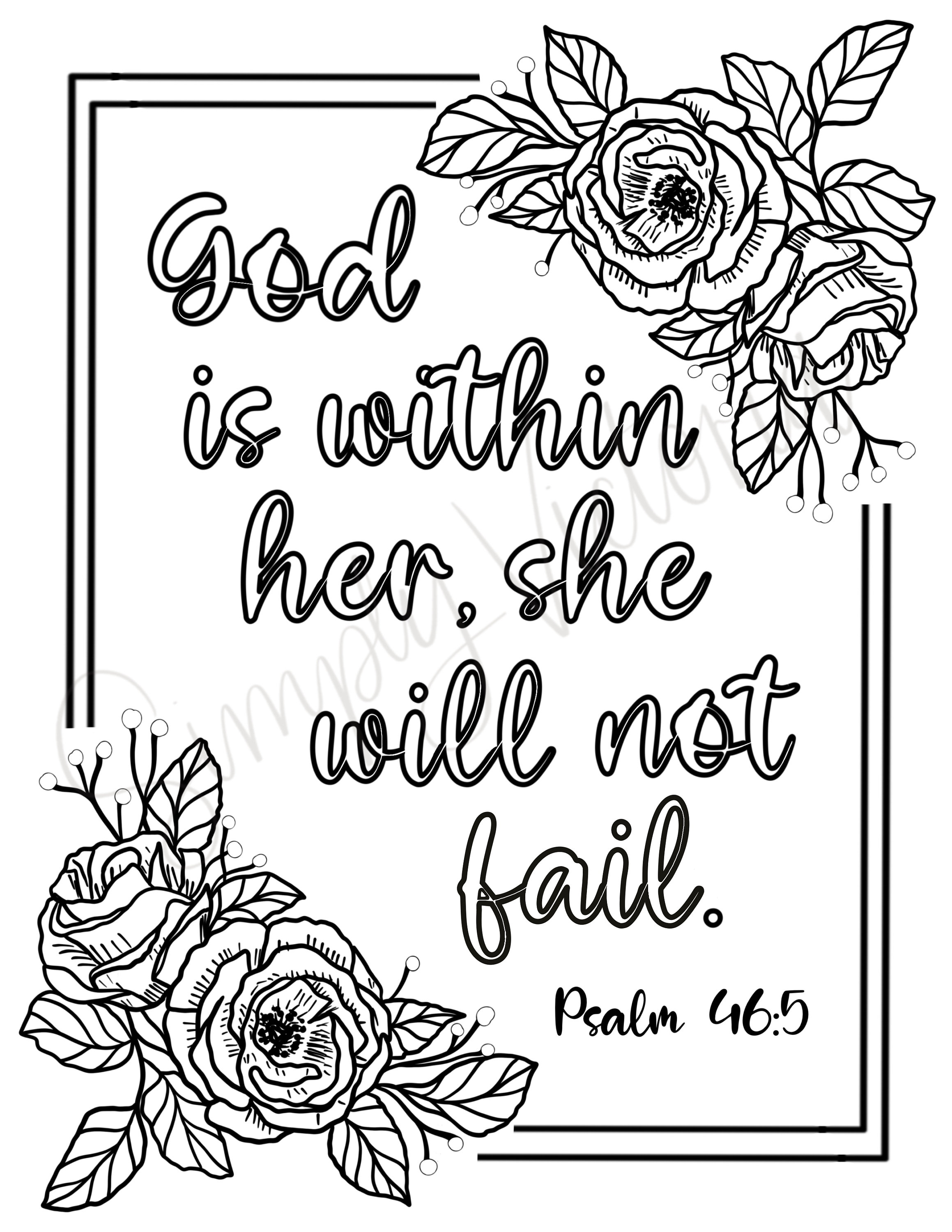 Adult Scripture Coloring Pages - Etsy