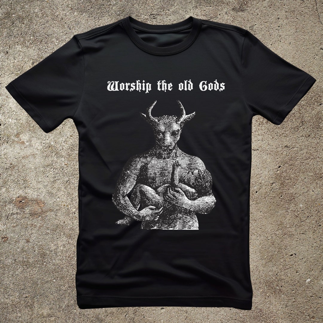 Worship the Old Gods, Moloch, Baal, Human Sacrifice T-shirt, Pagan ...
