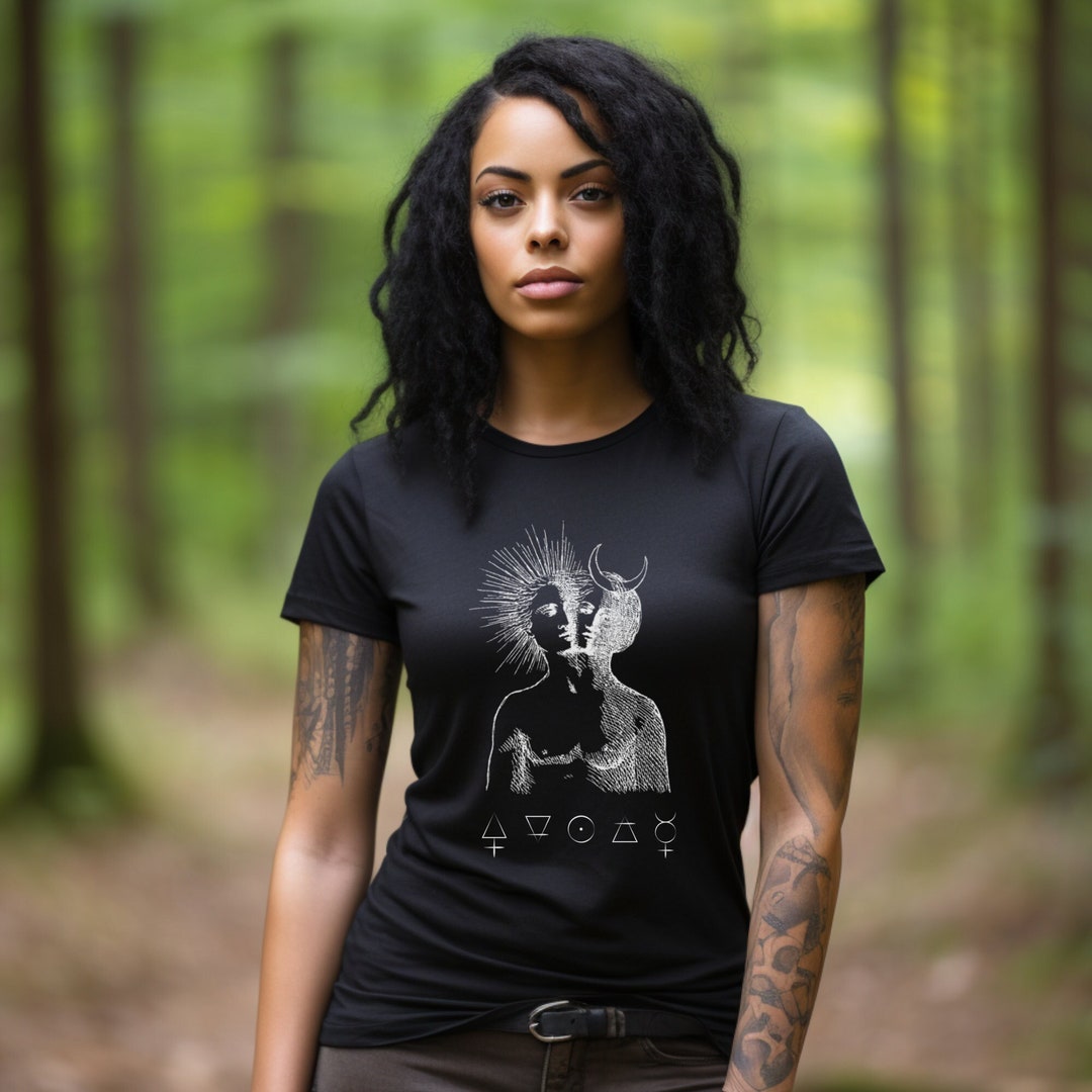 Duality Alchemy Tshirt, Sun and Moon, Occult T-shirt, Esoteric Tee ...
