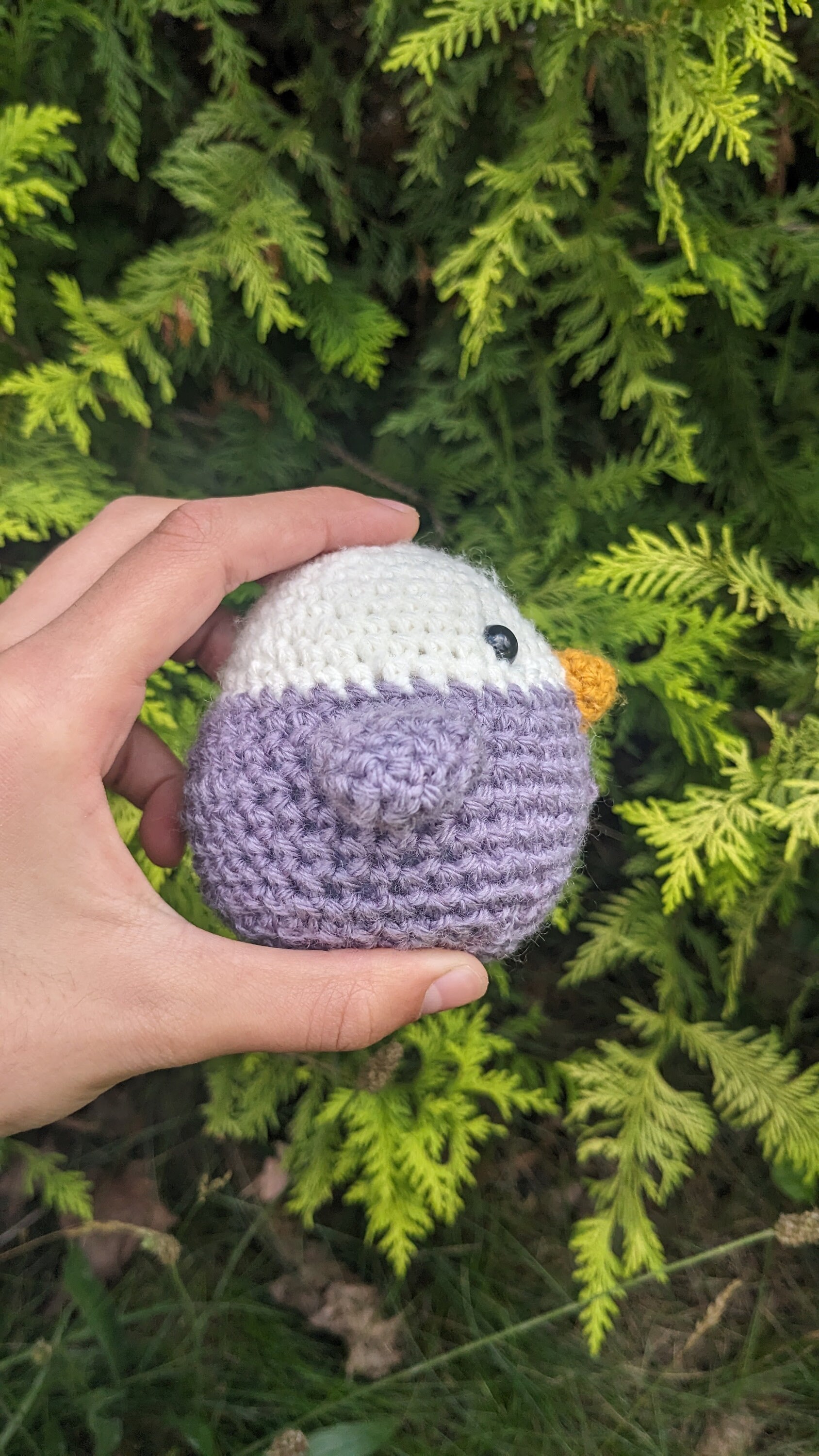 Handmade Crochet Purple Bird Plush - Etsy
