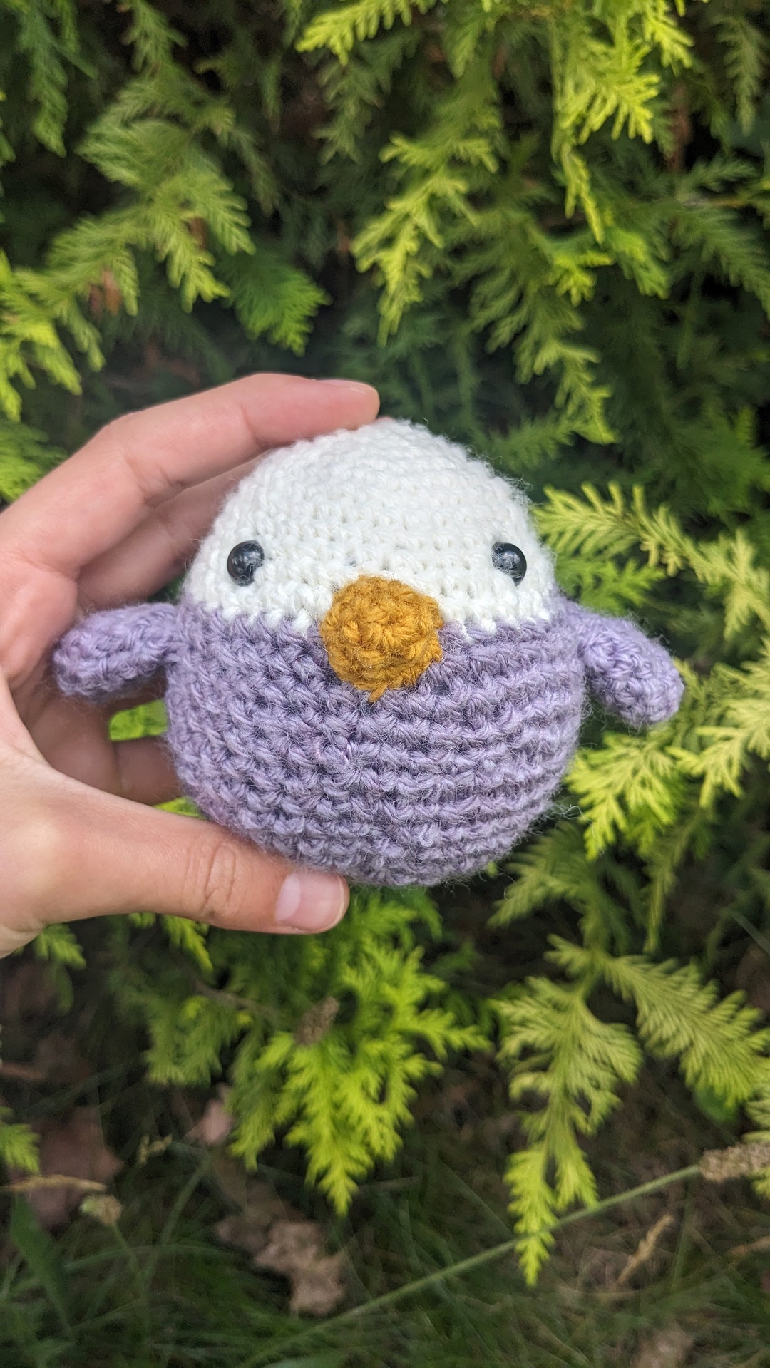 Handmade Crochet Purple Bird Plush - Etsy