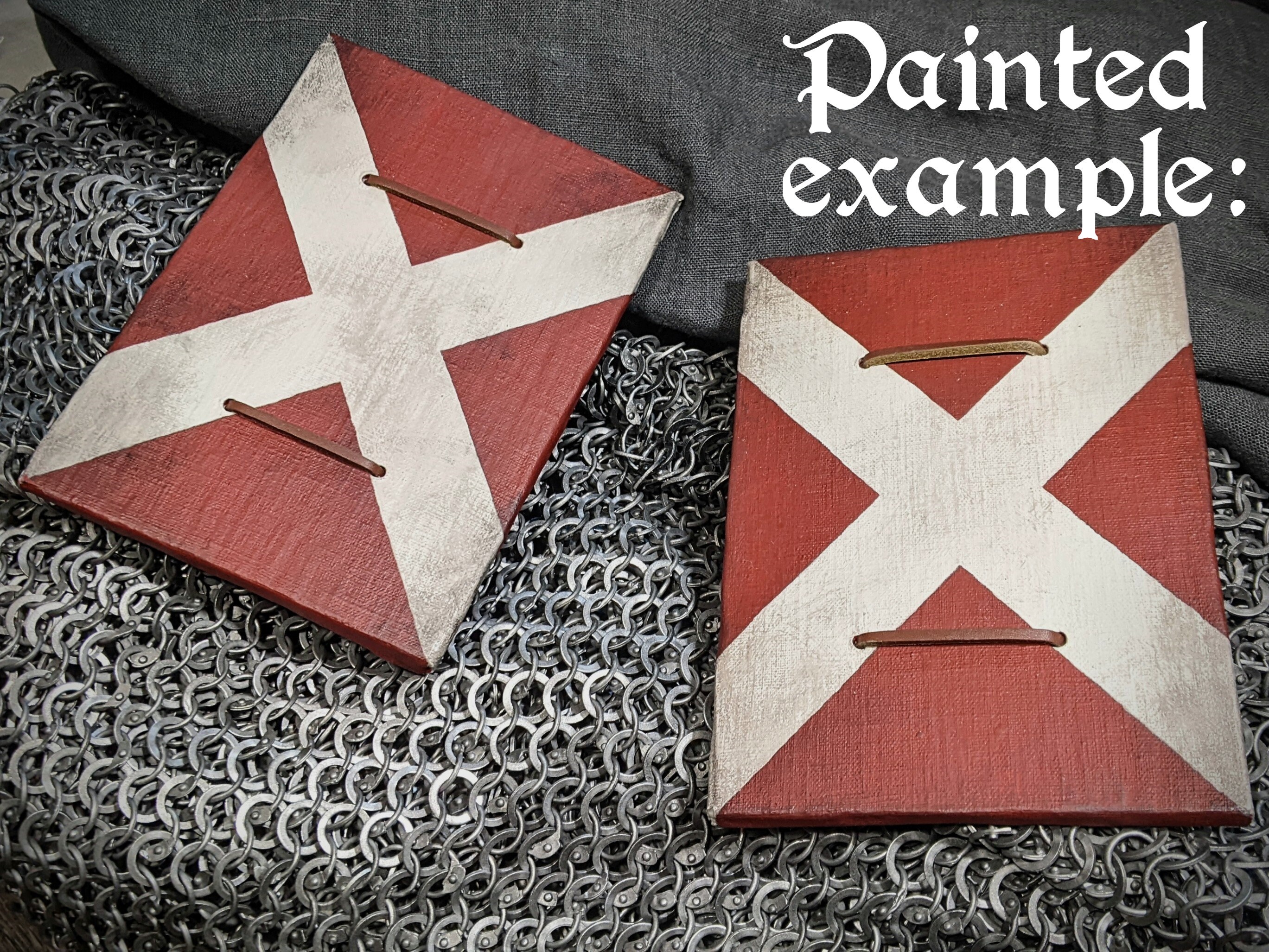 Ailettes - Medieval Shoulder Armor + Custom Painting - Etsy