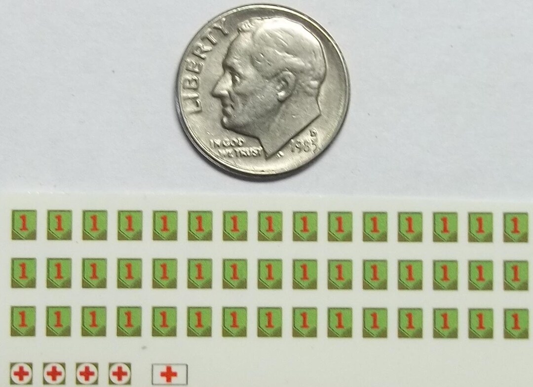 Bolt Action Custom 28MM Shoulder Patch Decal Set U.S 1st Infantry ...