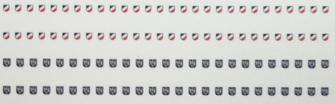 15MM German Panzergrenadier Helmet Decals - Etsy