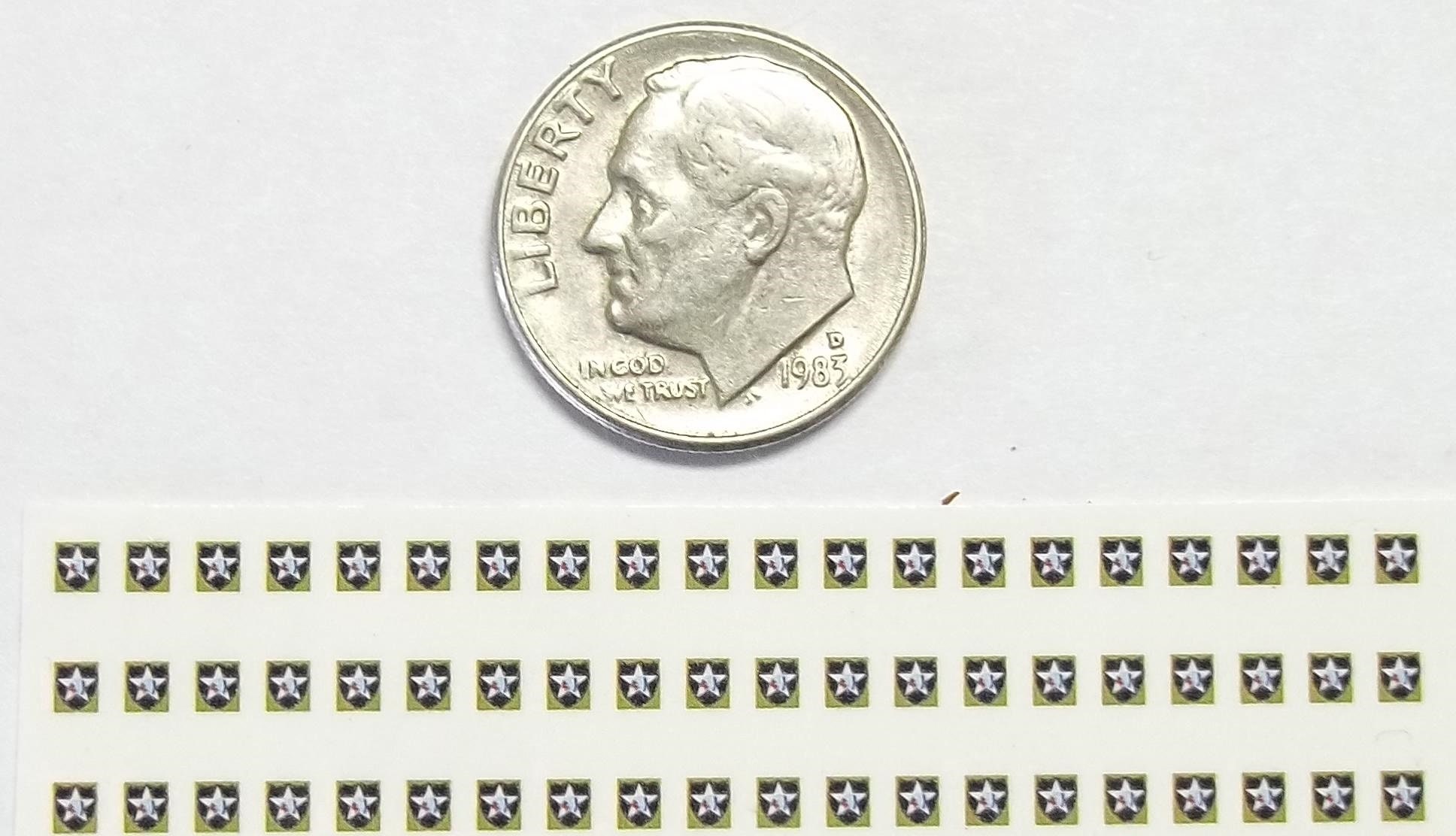 15MM U.S 2nd Infantry Division Shoulder Patch Decal Set - Etsy