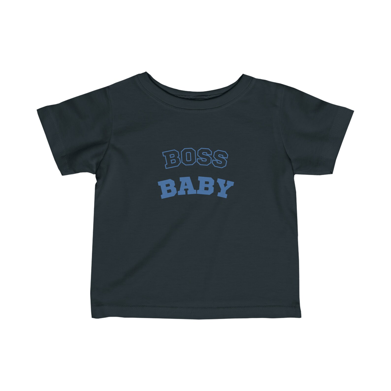 BOSS BABY T-shirt (blue Text) - Etsy