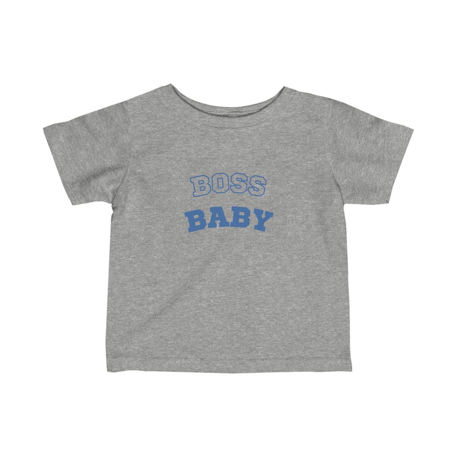BOSS BABY T-shirt (blue Text) - Etsy