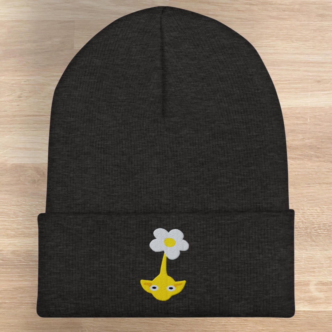 Embroidered Electric Beanie, Cute Simple Video Game Gift Toque - Etsy