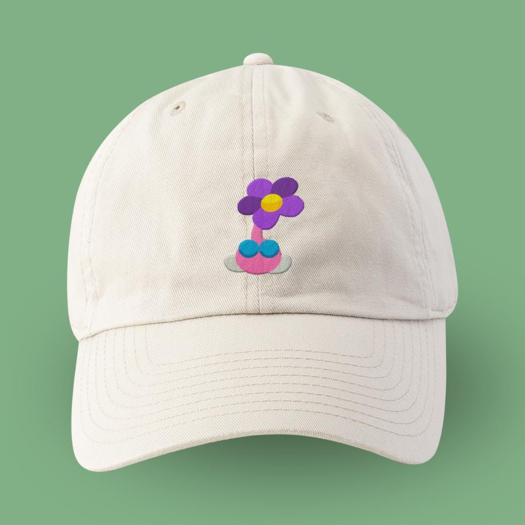 Embroidered Fairy Pikmin, Cute Simple Nintendo Designs Baseball Hat - Etsy