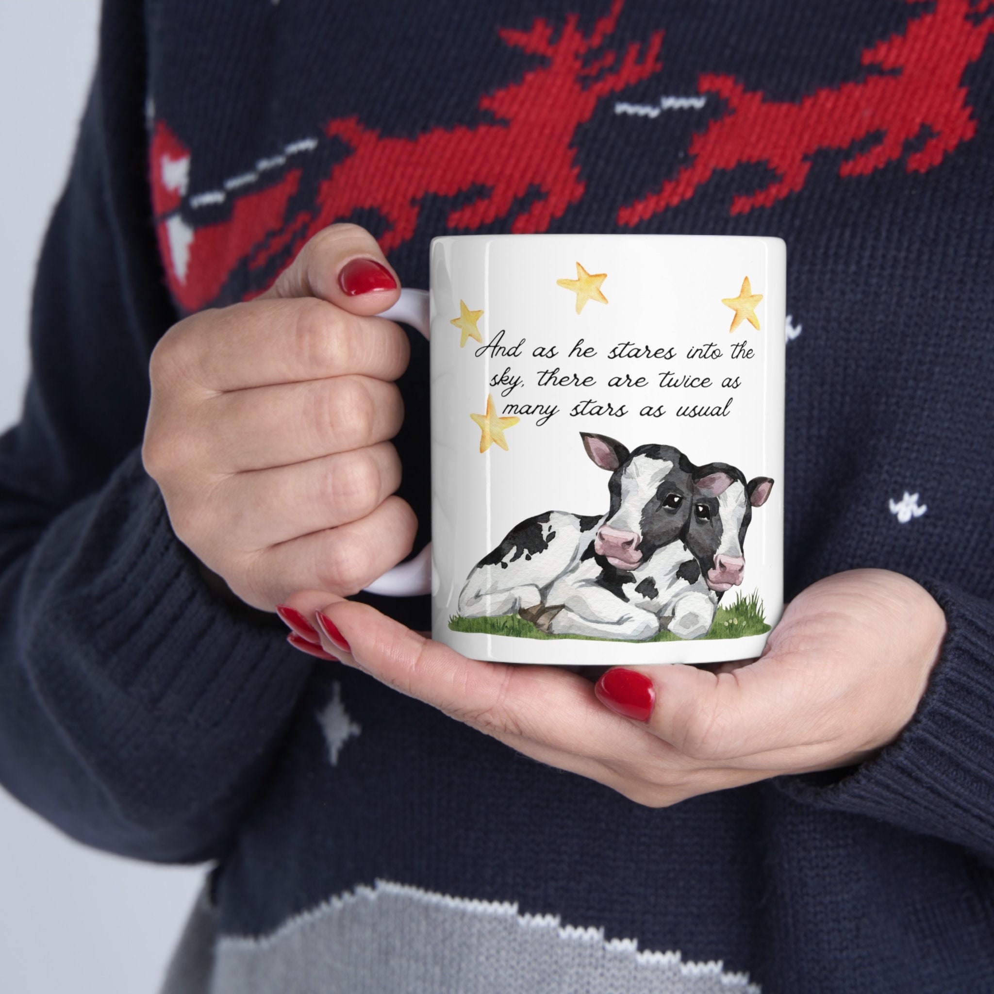 Two-headed Calf, Poem by Laura Gilpin Mug - Etsy