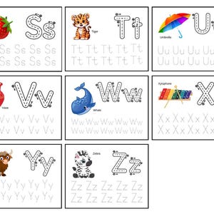 26 ABC Tracing Cards, Alphabet Busy Book, Toddler Busy Book Printable ...