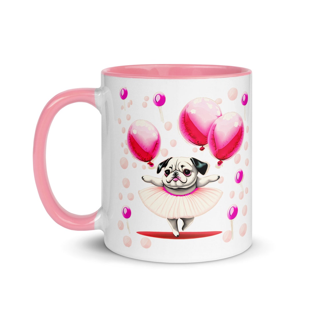 Balloon Dancer Little Ballerina Pug Graphic Ballet Dancing Dog Lovers ...