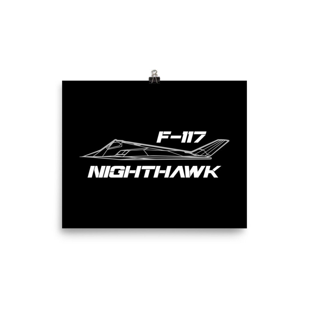 F-117 Nighthawk Stealth Fighter Jet 8x10 Poster for Aviation ...