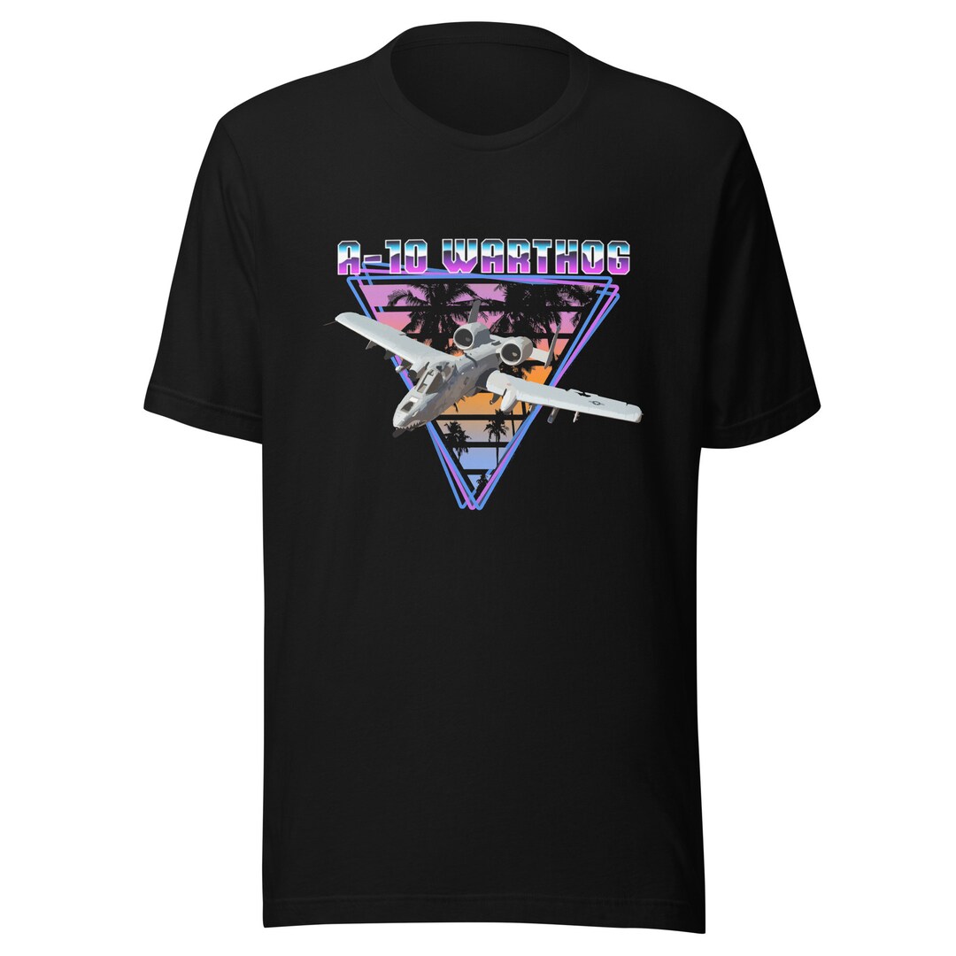 A-10 Thunderbolt Warthog Retro Wave Synthwave Aesthetic Military USAF ...